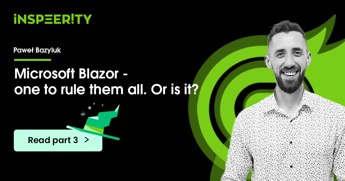 Microsoft Blazor Benefits- Inspeerity